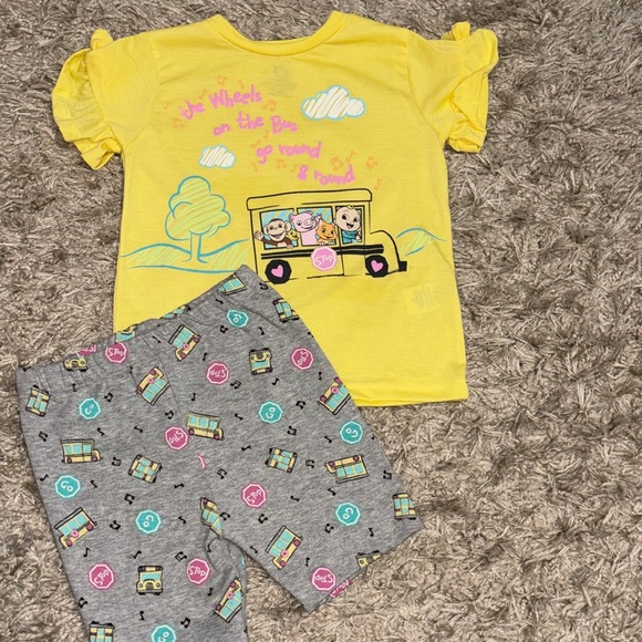 cocomelon | Matching Sets | Cocomelon Wheels On The Bus Shorts And ...